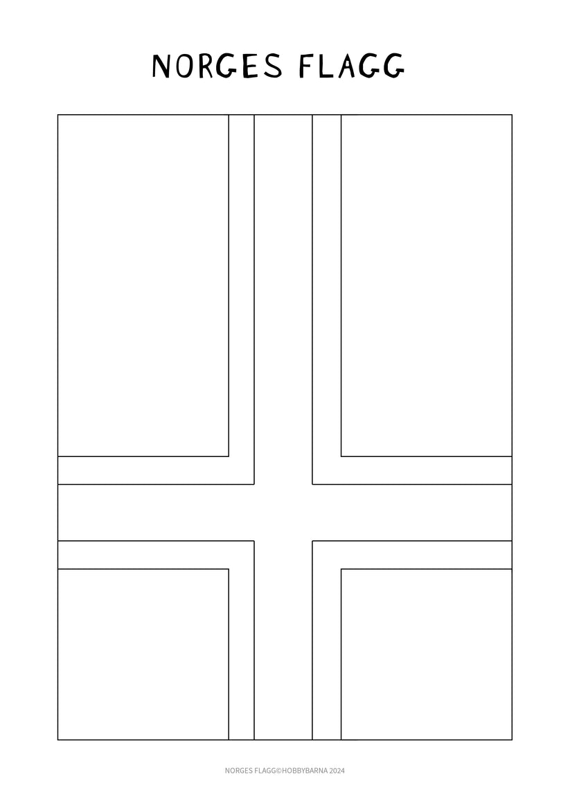 NORGES FLAGG (digitalt) – HOBBYBARNA